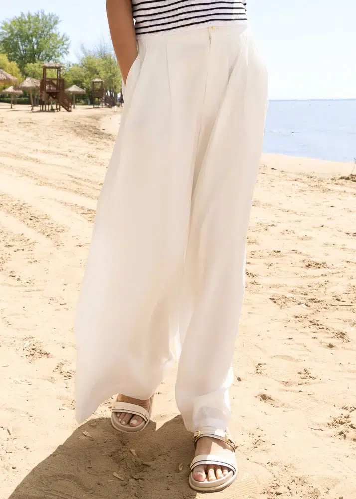 ALISON SHERI TROUSER STYLE A47260 COLOUR WHITE – She Devil Clothing